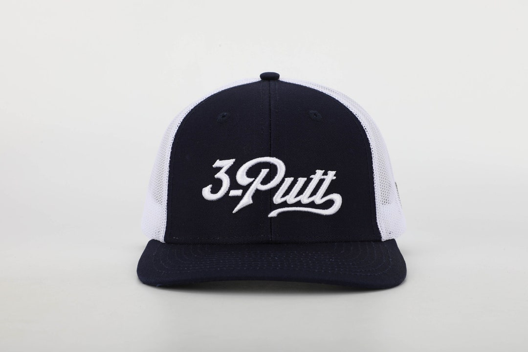 3-putt Snapback Golf Hat With Magnetic Ball Marker Hat Clip and ...