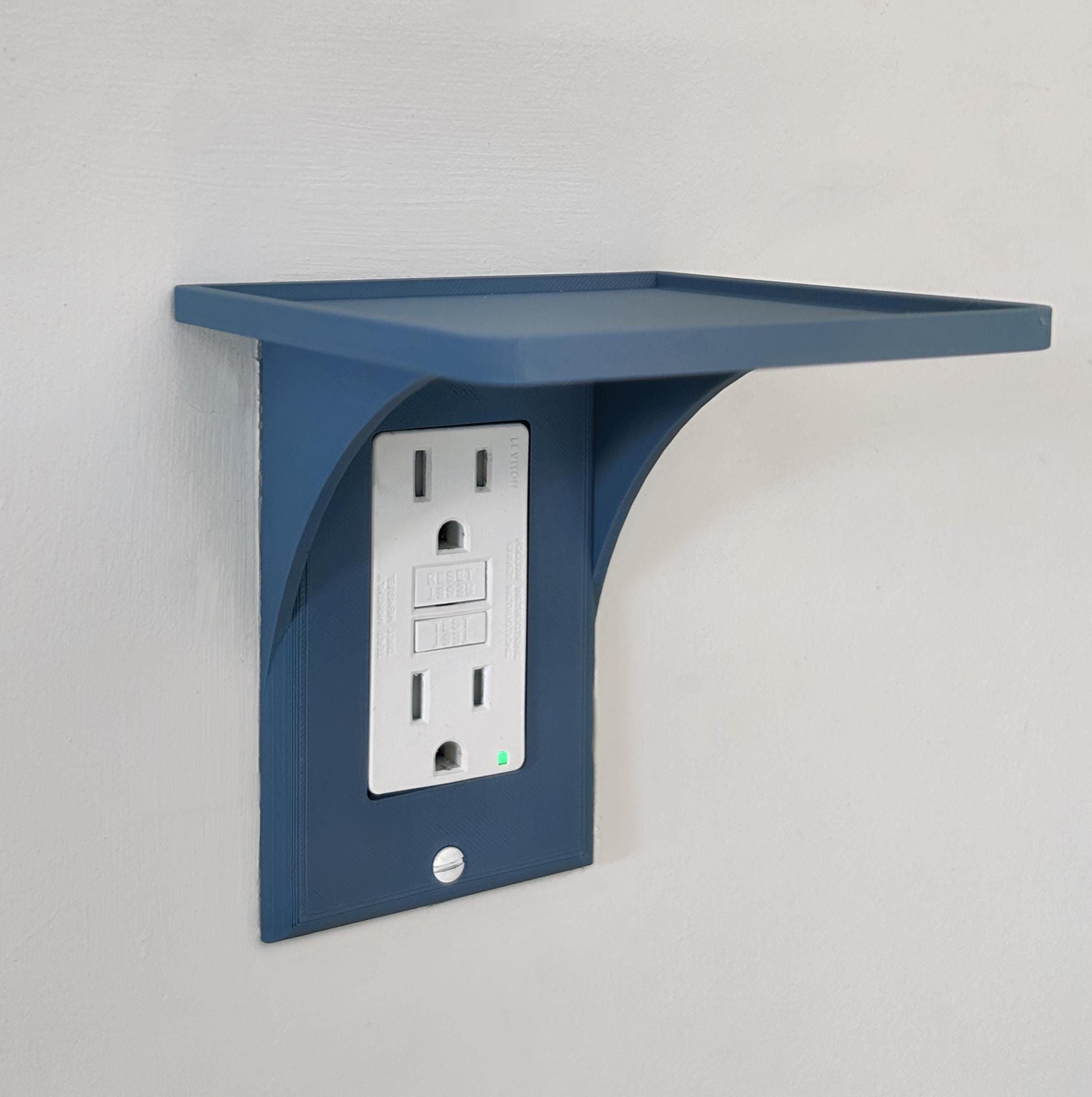 Outlet Shelf for Decora Outlets – Wall Plate Organizer for Phones ...