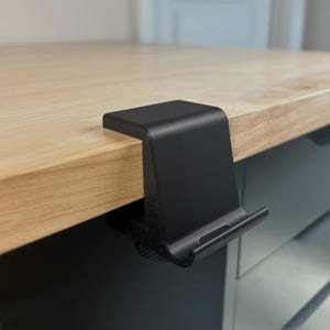 Clamp-on Phone Stand: Adjustable Desk & Bedside Mount - Etsy