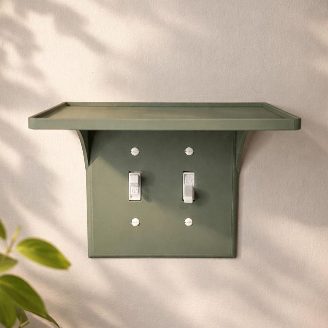 Light Switch Cover Shelf: Phone Holder, Entryway Organizer - Etsy