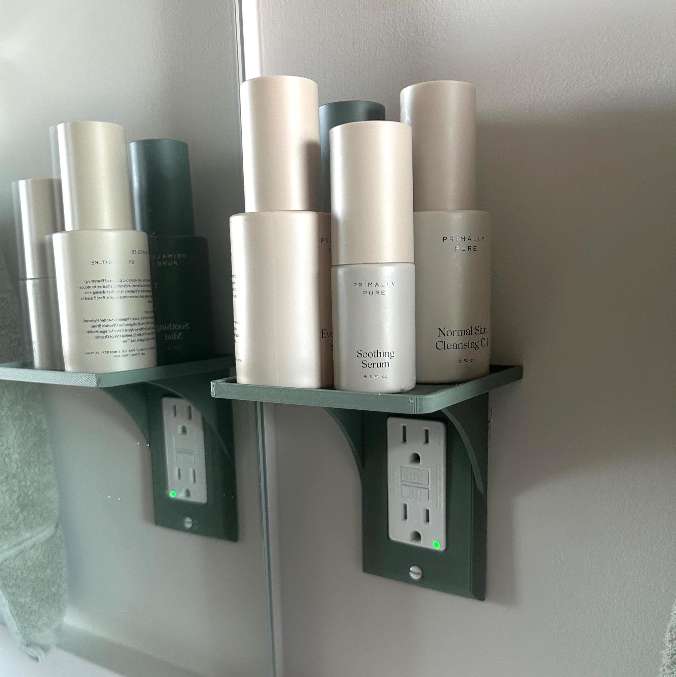 Outlet Shelf for Decora Outlets – Wall Plate Organizer for Phones ...