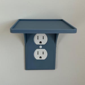 Outlet Shelf for Duplex Outlets – Wall Plate Organizer for Phones ...