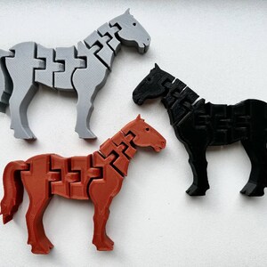 Flex Horse Cool ADHD Fidget Item Flexible Horse - Etsy