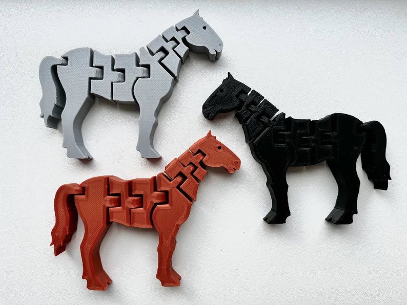 Flex Horse Cool ADHD Fidget Item Flexible Horse - Etsy