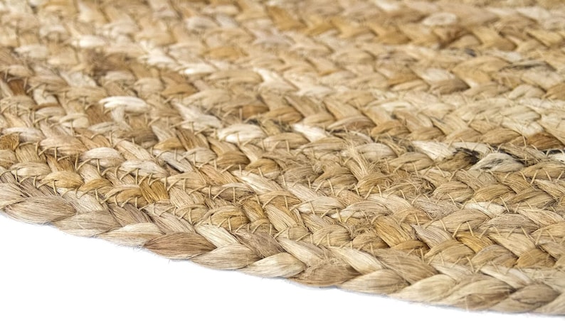 Tapis Rond En Jute Naturelle - Etsy
