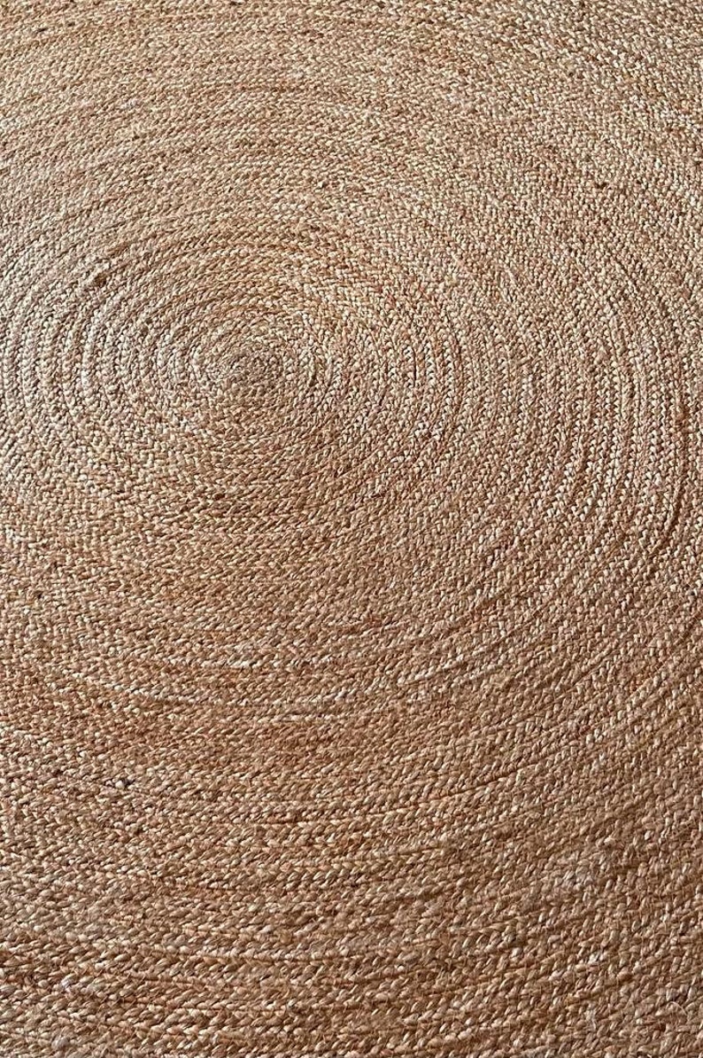 Tapis Rond En Jute Naturelle - Etsy