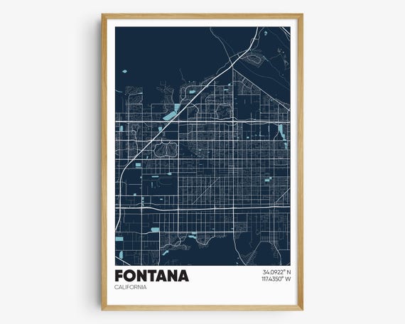 Fontana California Map