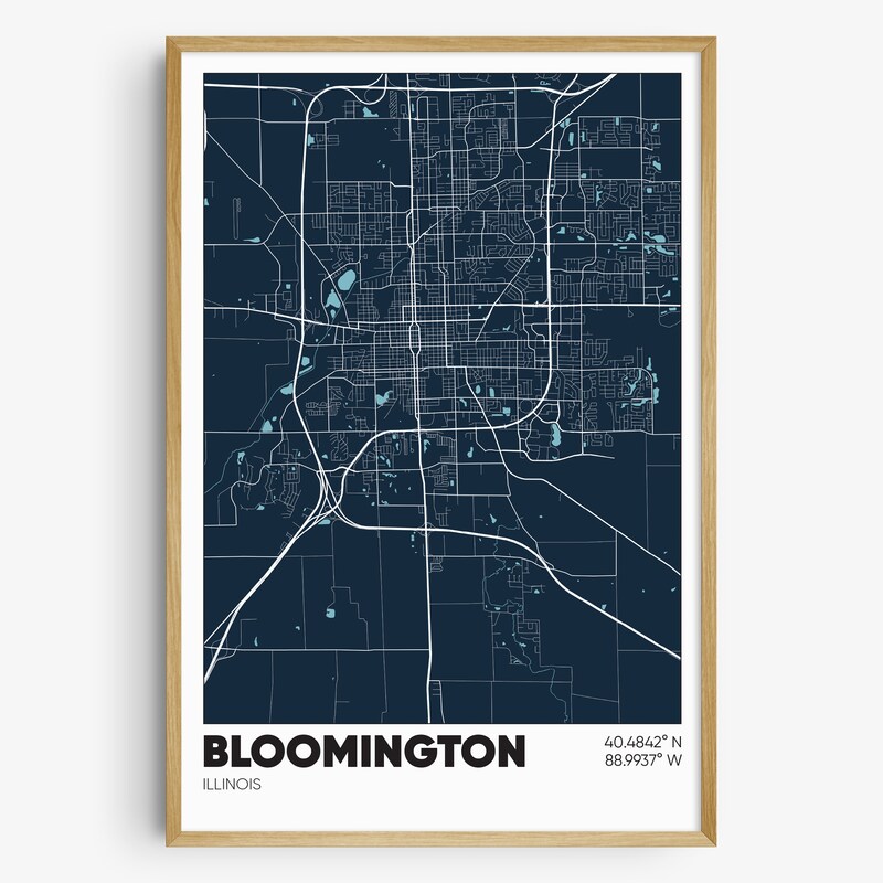 Bloomington Poster - Etsy