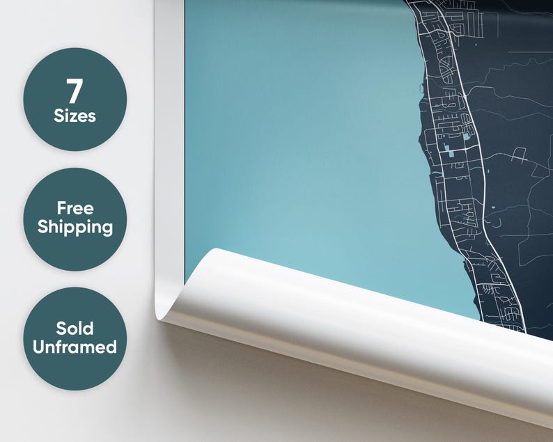 Kihei HI Map Print, Maui Wall Art, Kihei Hawaii Poster - Etsy