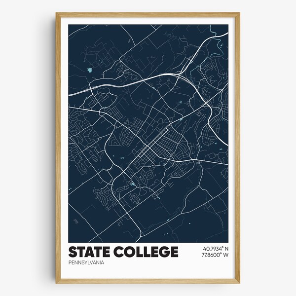 State Map Art Print - Etsy
