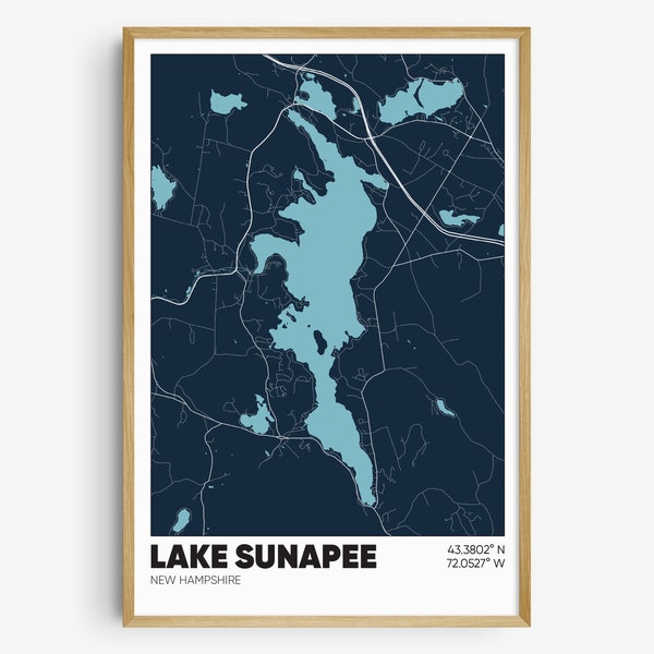 Sunapee Poster - Etsy