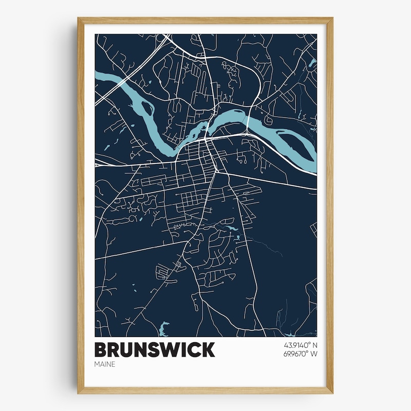 Brunswick on the Map - Etsy