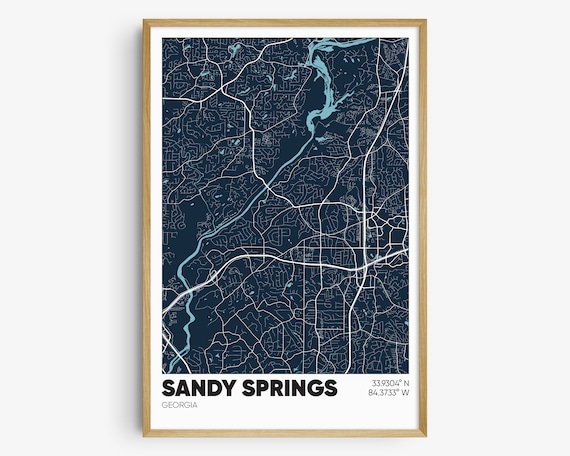 Sandy Springs Ga City Map
