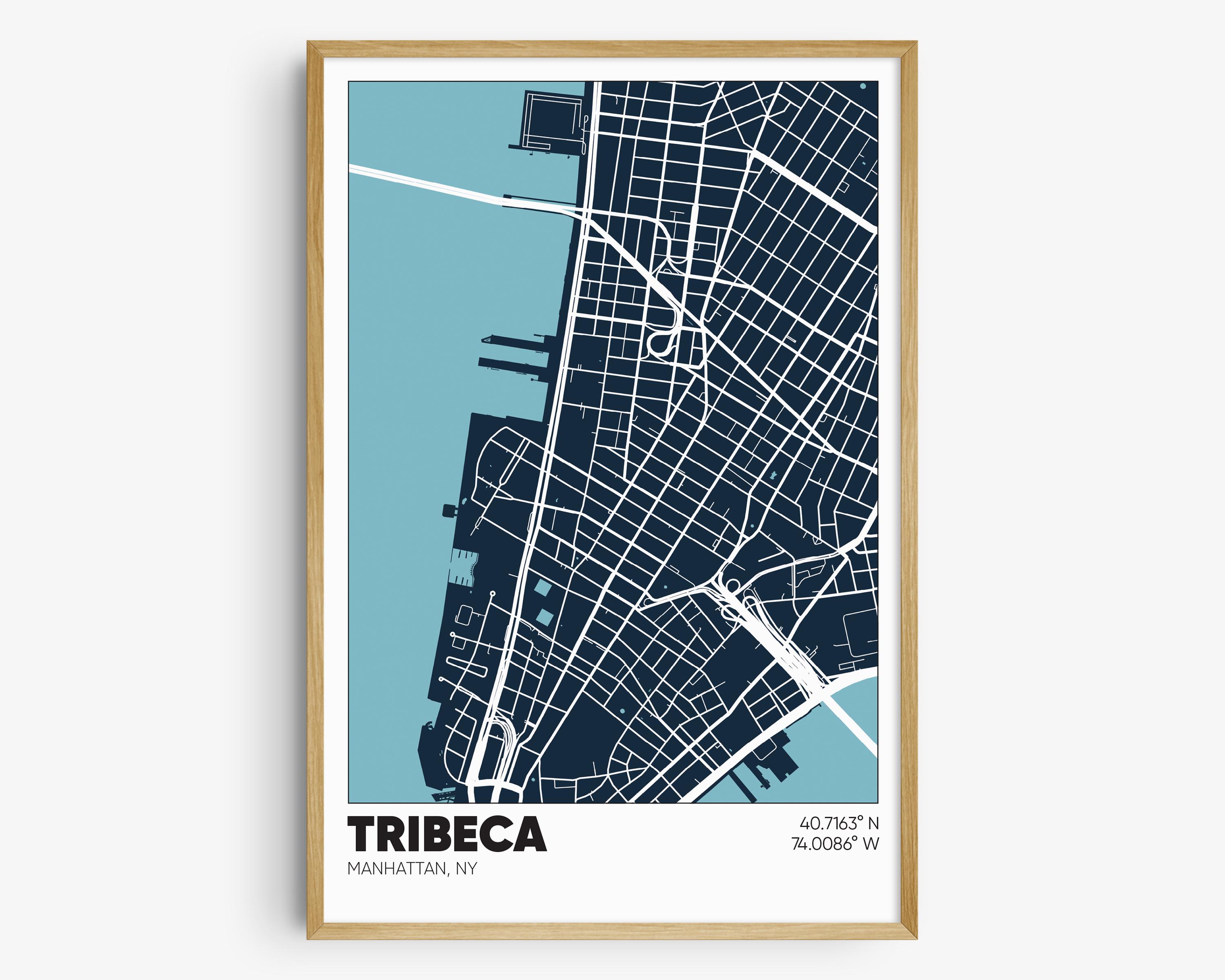 Tribeca Nyc Map Tribeca New York Map | Dragon's Guide To New York