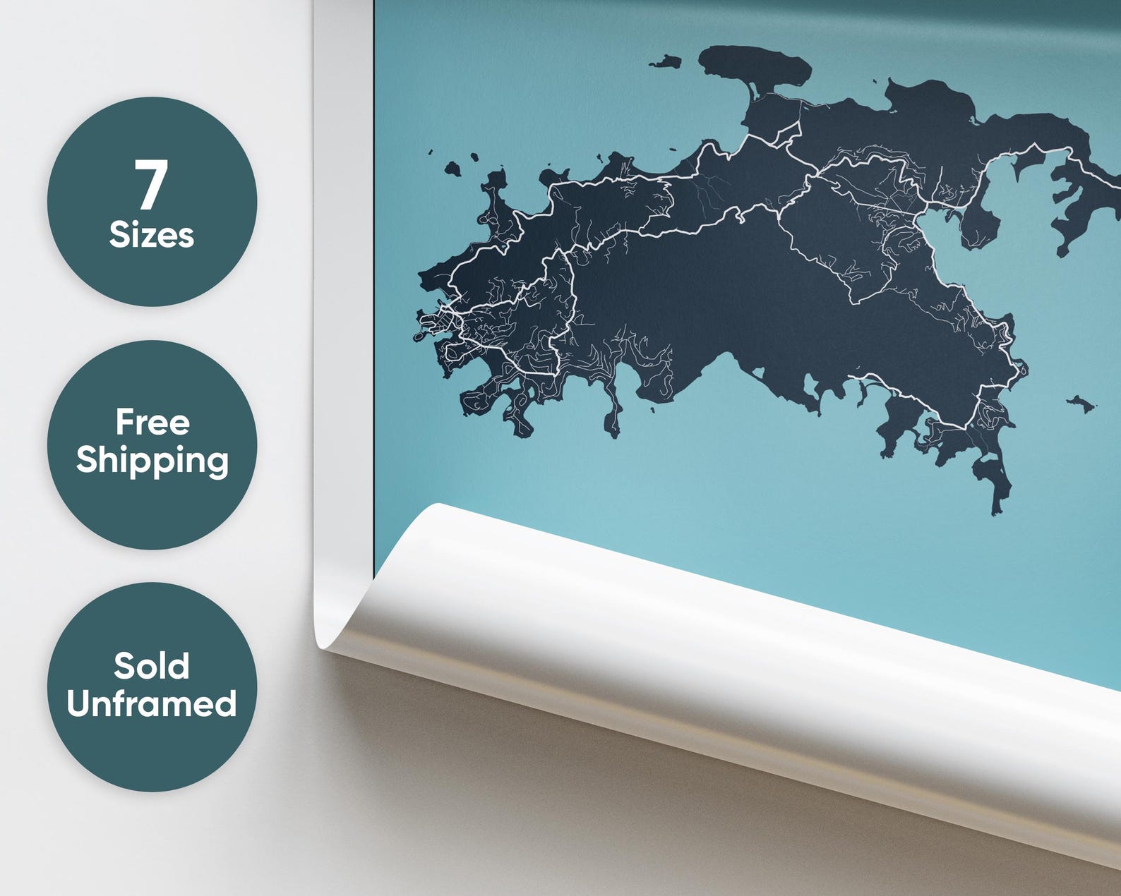 St John Map Print, Saint John Wall Art, US Virgin Islands Poster - Etsy