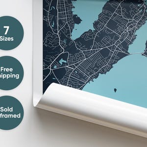 Marblehead Map Print, Massachusetts Wall Art, Marblehead MA Poster - Etsy