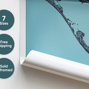 Longboat Key Map Print, Florida Wall Art, Longboat Key FL Poster - Etsy