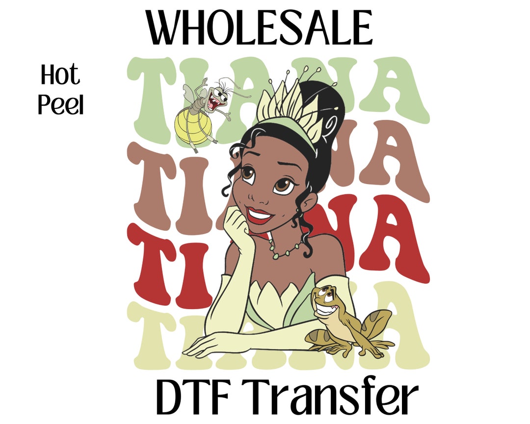Disney Princess Tiana Dtf Transfer Ready to Press Disney DTF - Etsy