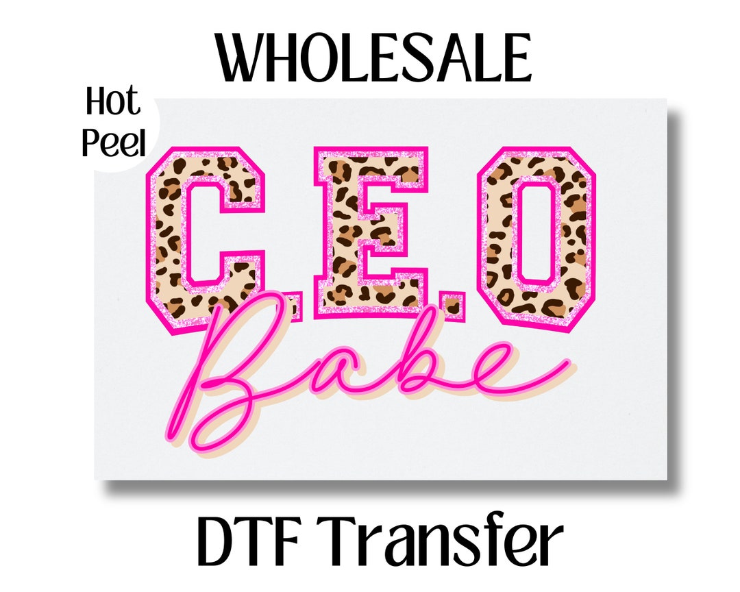 CEO Babe Dtf Transfer Trendy Pink Dtf Transfer Cute DTF - Etsy