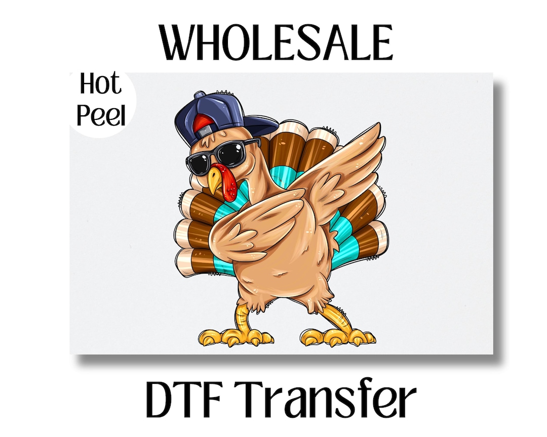 Boy Dabbing Turkey DTF Transfer, Hot Peel Kids Turkey DTF Transfer, Dtf ...