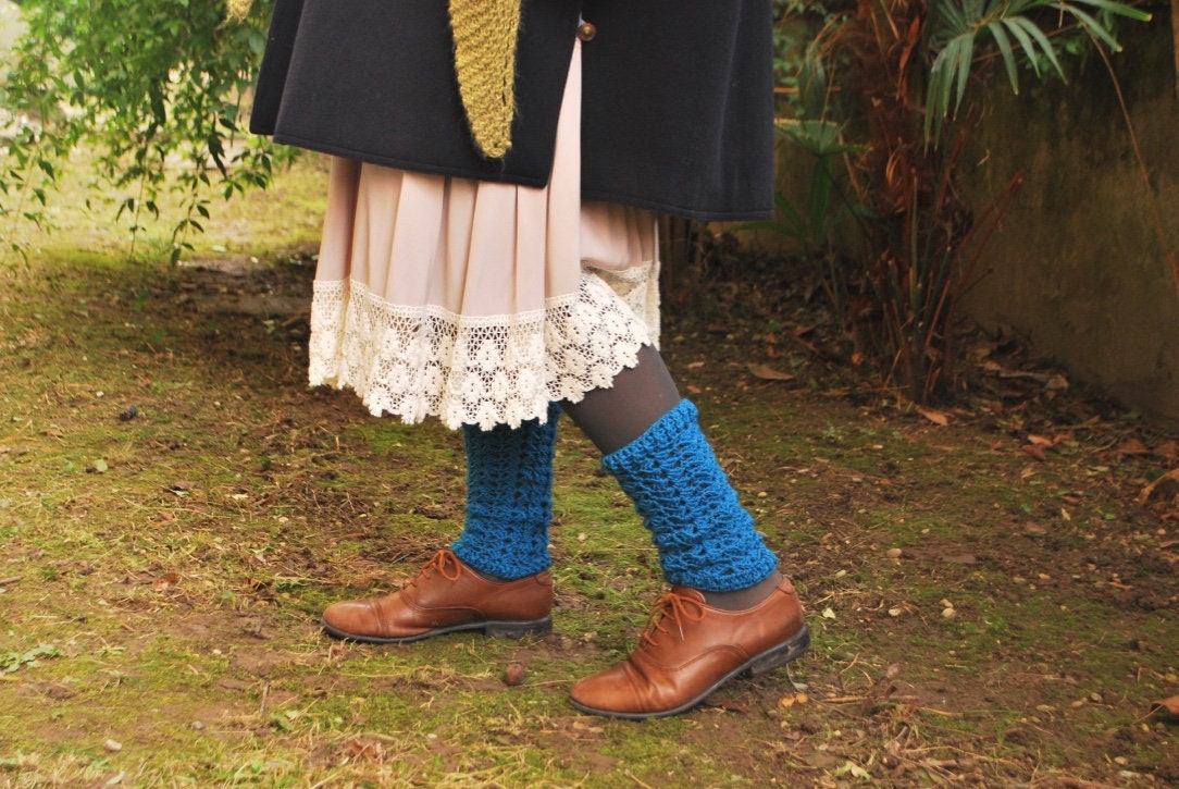 Crochet Pattern for Easy Leg Warmers, I Need Spring Tutorial, Romantic ...