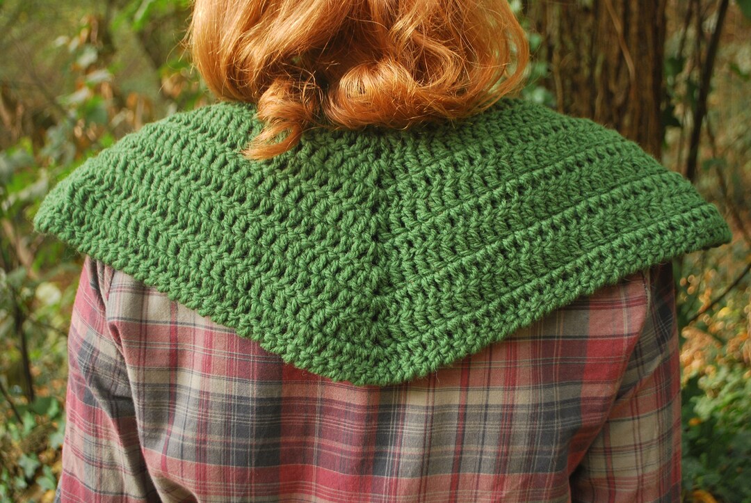 Cowl Crochet Pattern, Edwardian Cape, Photo Tutorial Elegant Shawl ...