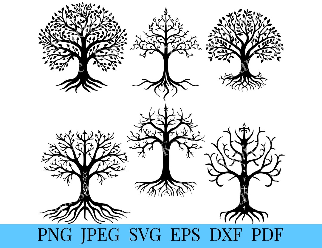 Mystical Tree of Life SVG, Vector Cut Files (digital Download) - Etsy