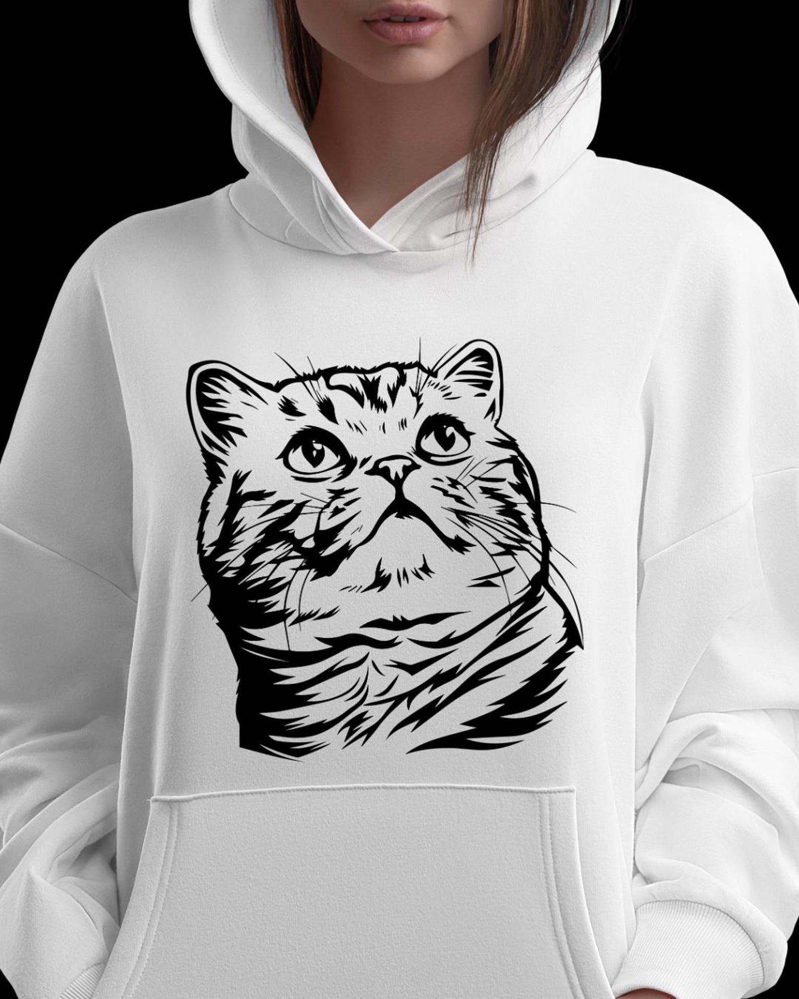 4 Cat Silhouettes SVG, Vector, Svg, Pdf, Eps, Dxf, Png, Jpeg, Cat ...