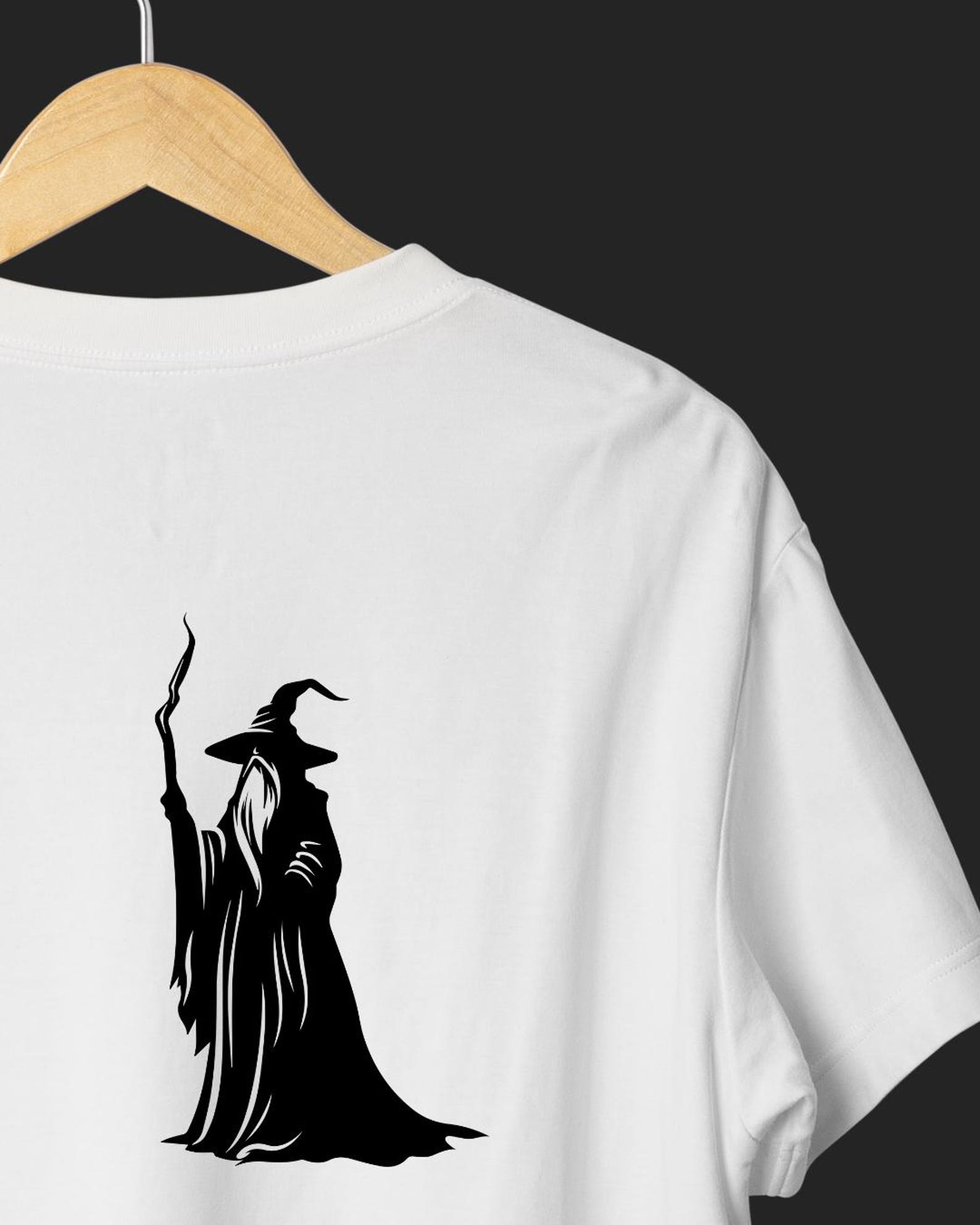 Wizard SVG , Sorcerer With Staff, Cutting File, Digital Download ...