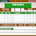 Microsoft Excel Spreadsheet - Baseball Team Results - Etsy