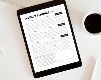 Digital Weekly Planner - Etsy