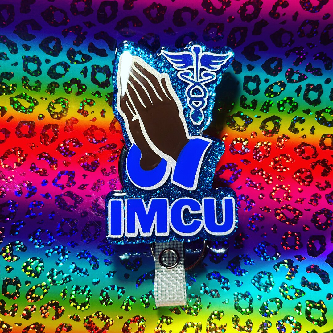 Custom Order Badge, Customizable Badge, Praying Hands Badge, IMCU ...
