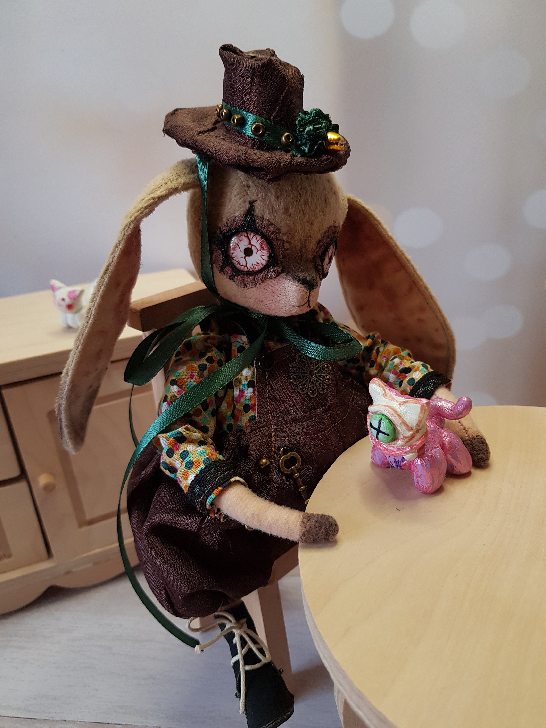 Steampunk Teddy Rabbit - Etsy