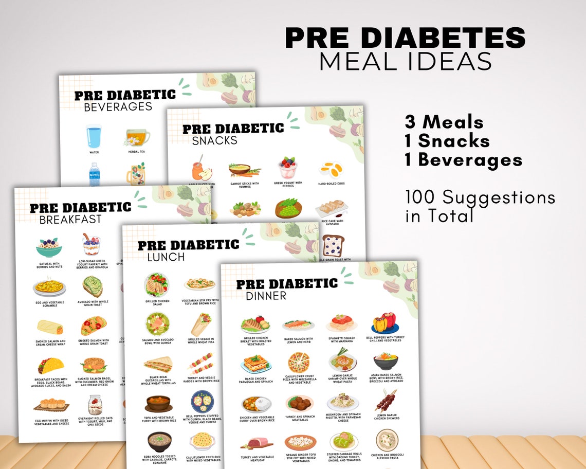 Pre Diabetic Meal Plan and Food List for Pre Diabetes Low Sugar Food ...