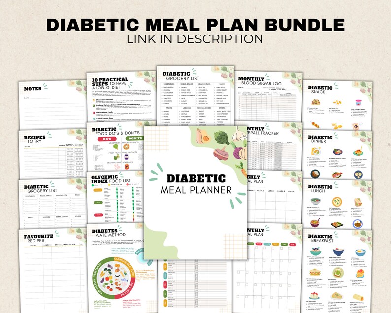 Diabetic Food List in the Plate Method, Diabetic Meal Plan and Food ...