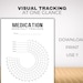 Visual Medication Tracker and Monthly Medicine Log, Medicine List and ...