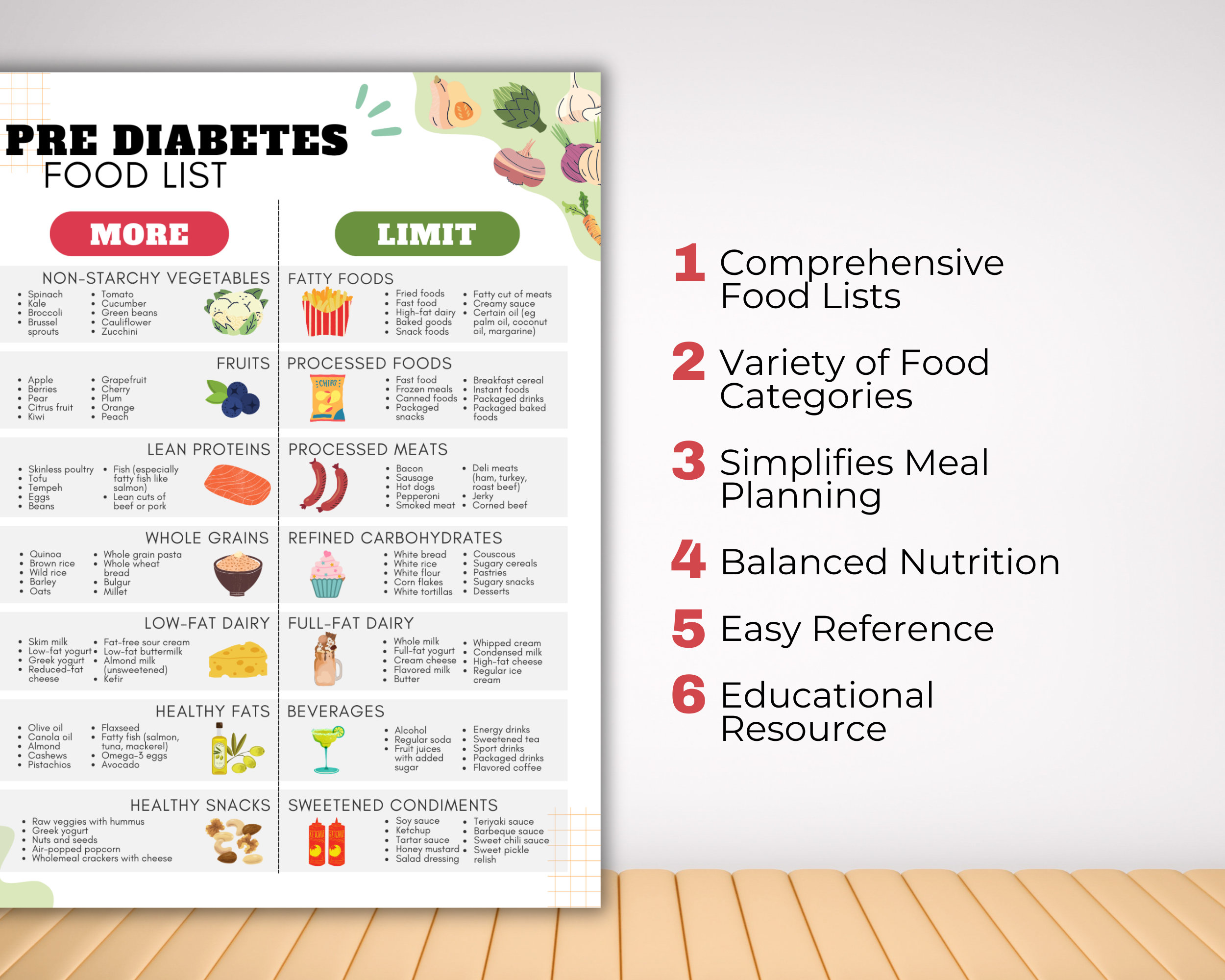Pre Diabetic Food List for Pre Diabetes Low Sugar Food Meal Plan ...