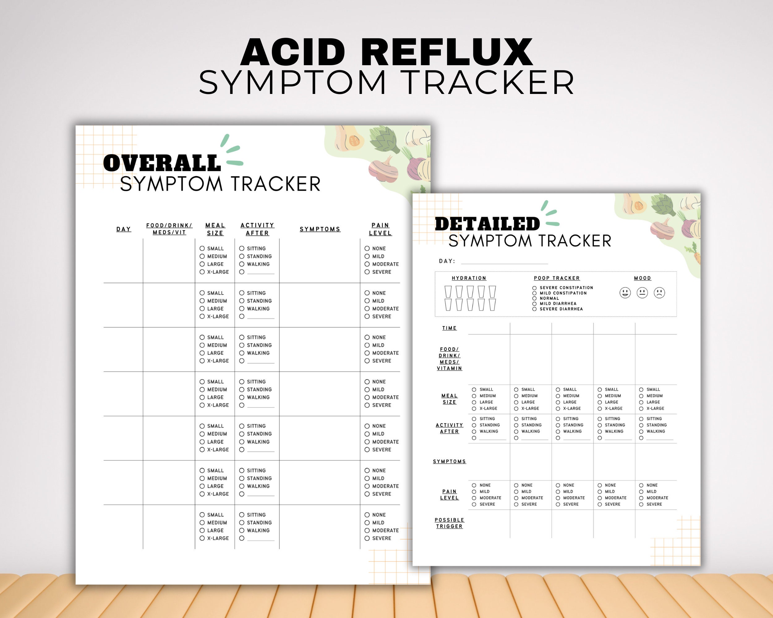 Acid Reflux Grocery List and GERD Meal Plan, With Low Acid Food List ...