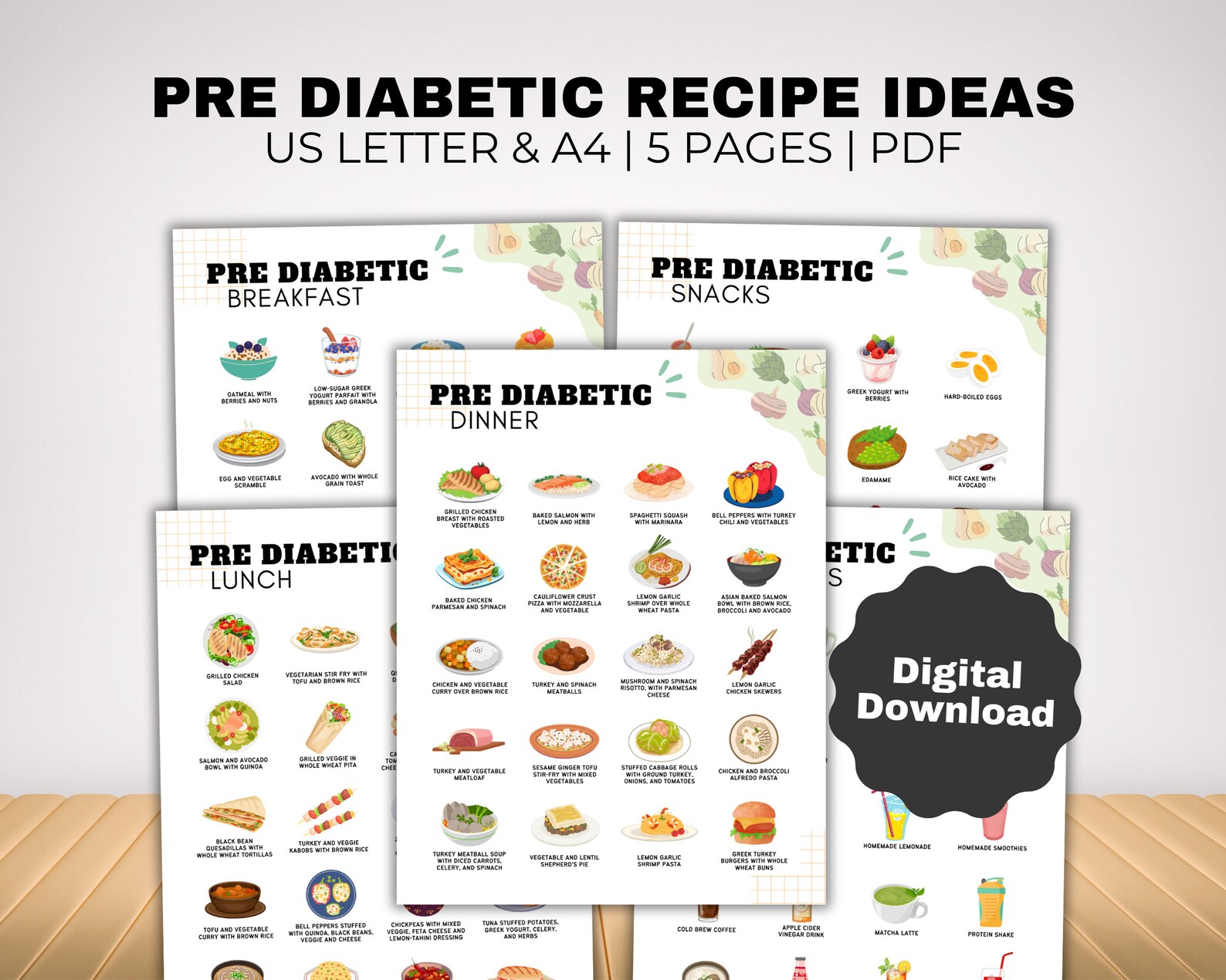 Pre Diabetic Meal Ideas and Food List for Pre Diabetes Low Sugar Food ...