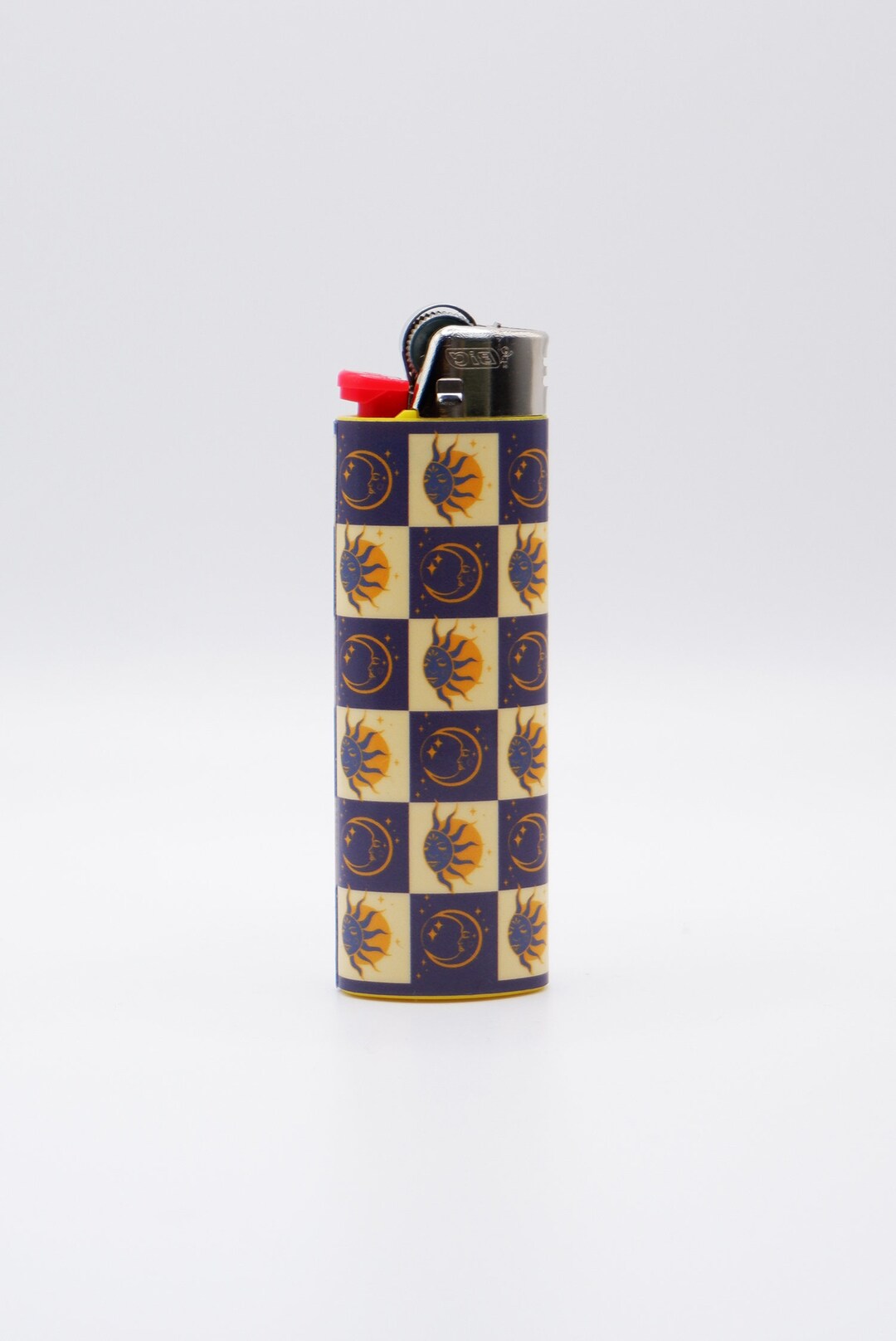 Celestial Sun & Moon Checkers Lighter Wrap Sticker - Etsy