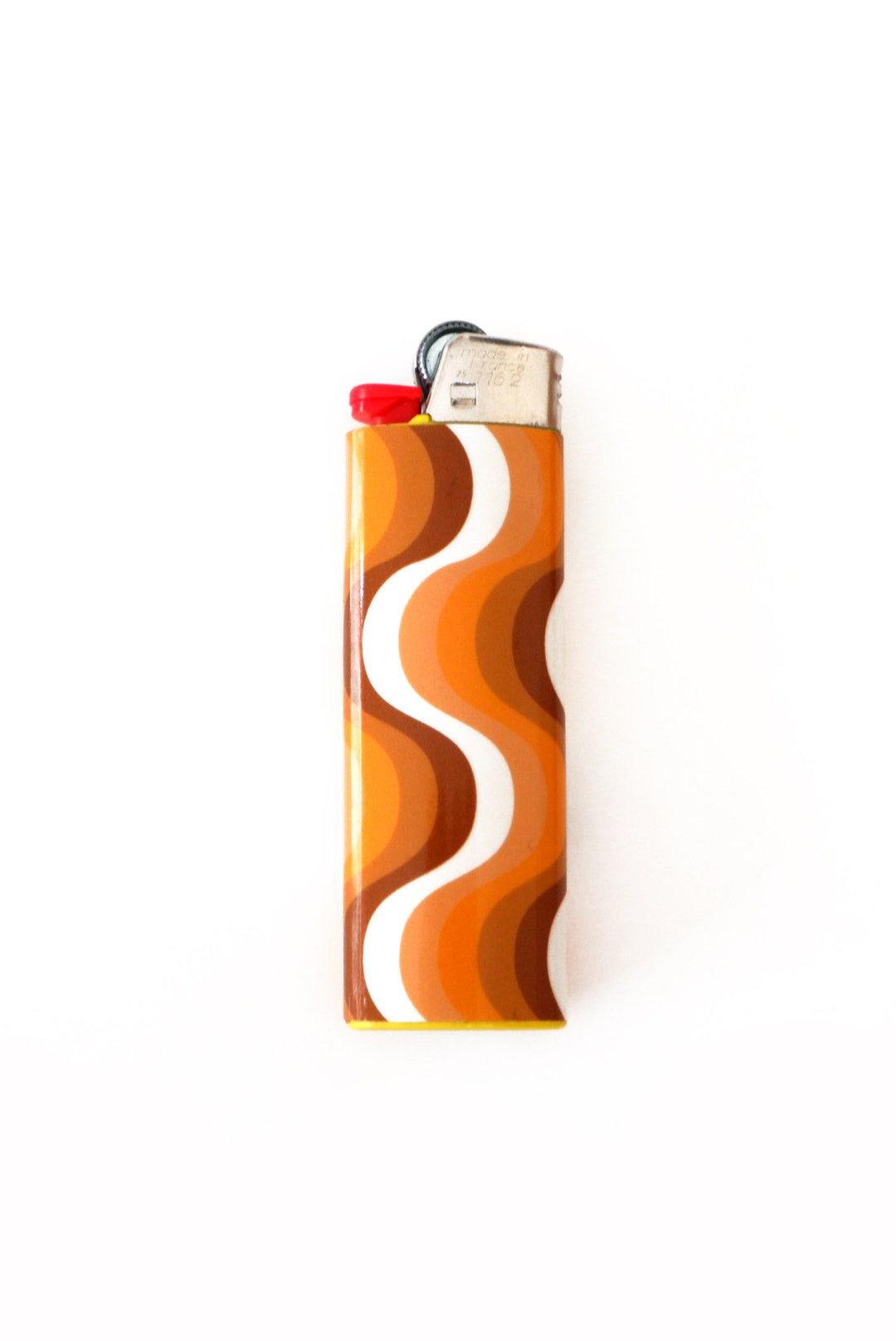 Groovy 70s Wavy Lighter Wrap Sticker - Etsy