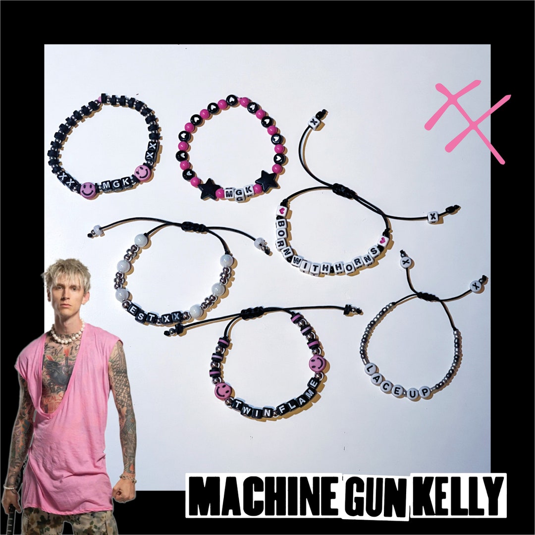 Handmade Mgk-inspired Friendship Bracelets - Etsy