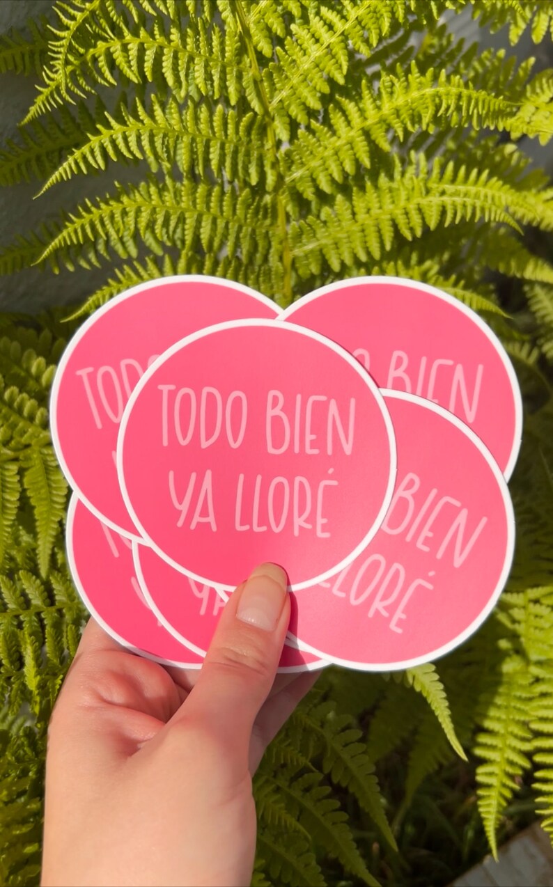Todo Bien, Ya Llore Sticker - Etsy