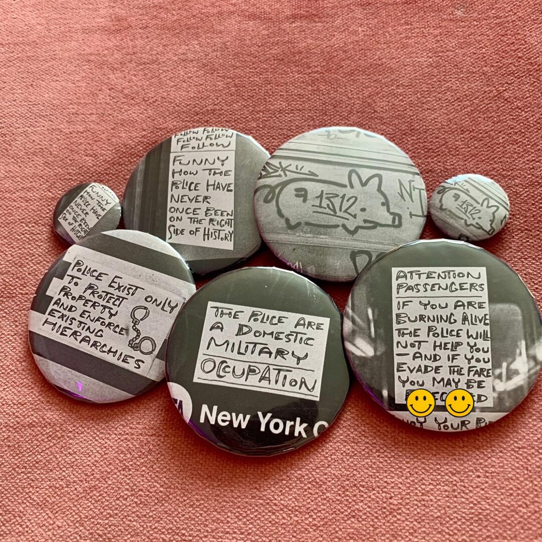NY Subway Buttons - Etsy