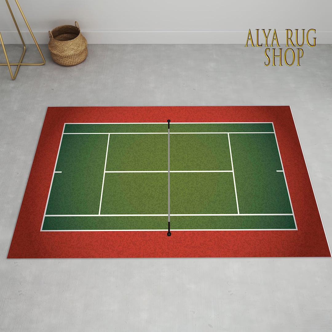 Tennis Court Rug, Outdoor Field Carpet, Sport Exercises, Sport Rug ...