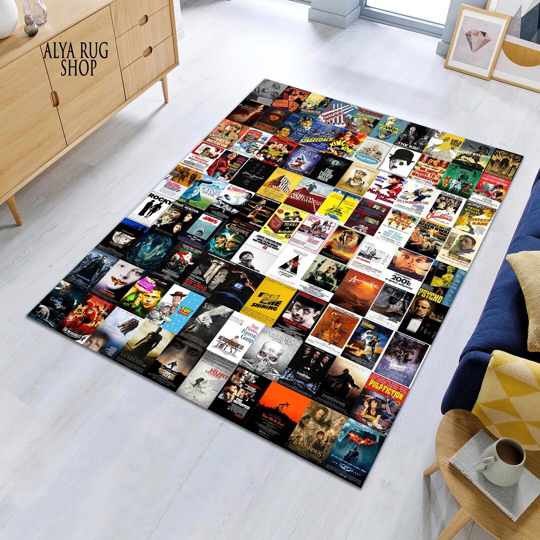 The Greatest Movies Rug, VHS Films, Horror, Award-winning Movies Rug ...