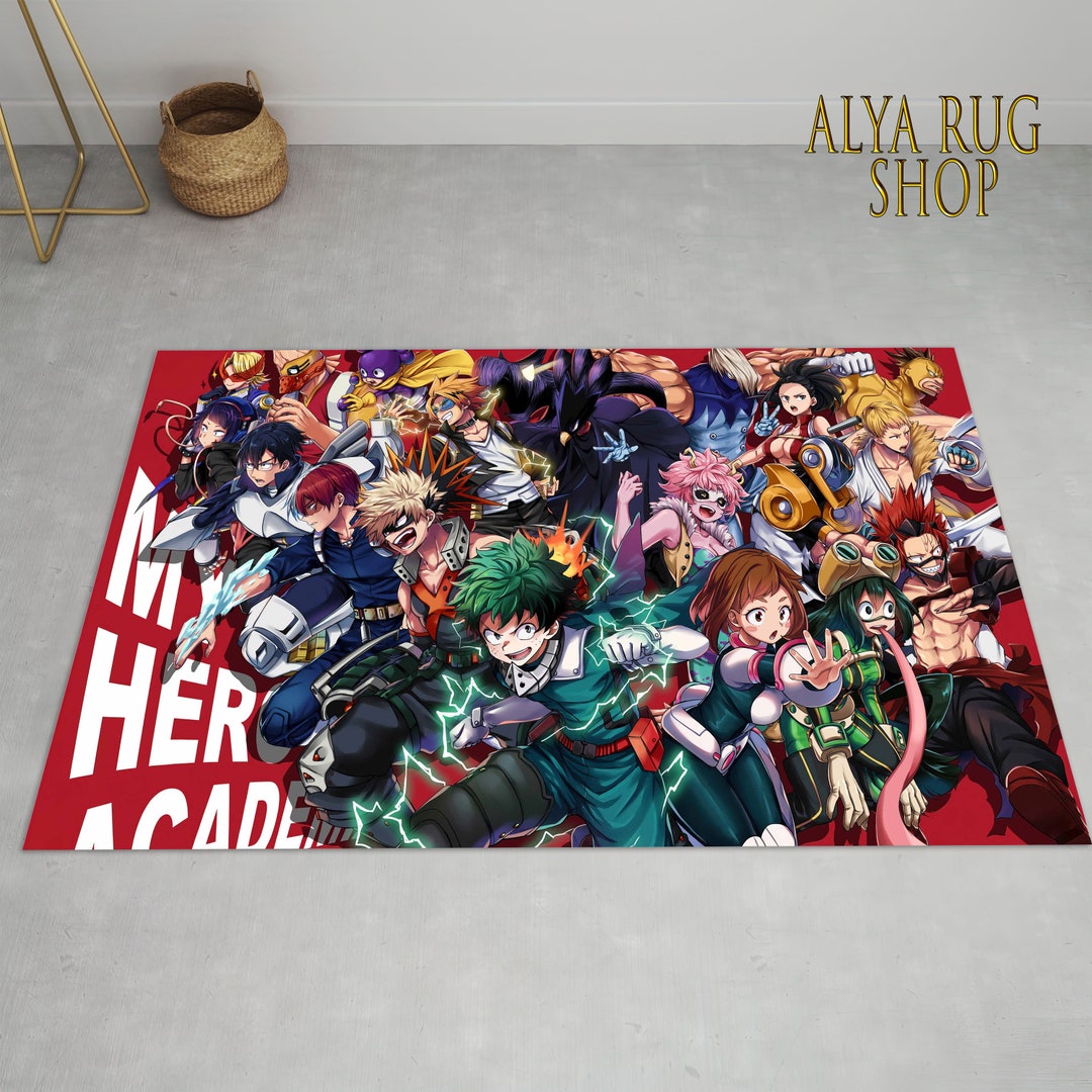 Anime in Japanese, Anime Rug, Gamer Ninja Rug, Subtle Anime Art, Anime ...