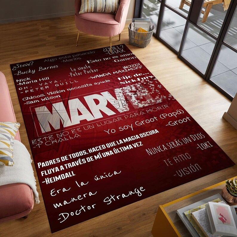 Avengers Rug, Superhero Marvel Carpet, Ironman Rug, Thor Mat, Captain ...