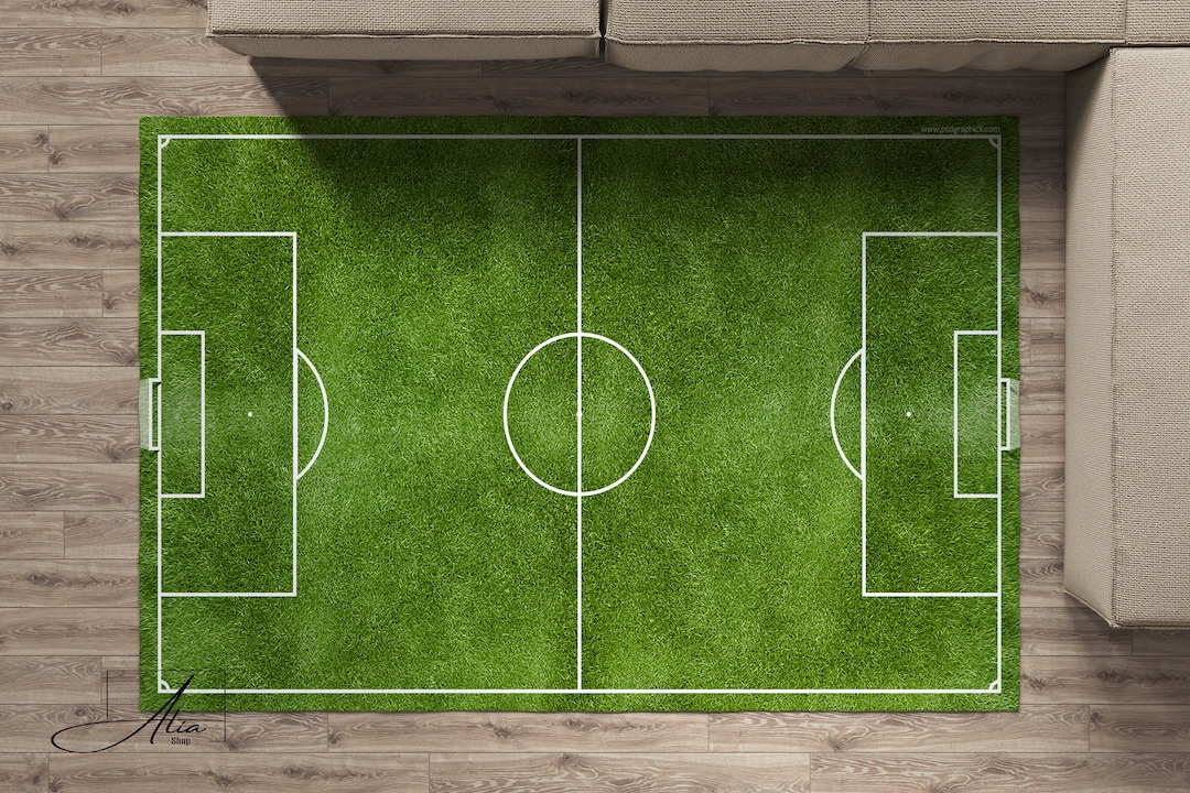 Soccer Field Rug Football Field Carpet Soccer Mat Astroturf - Etsy