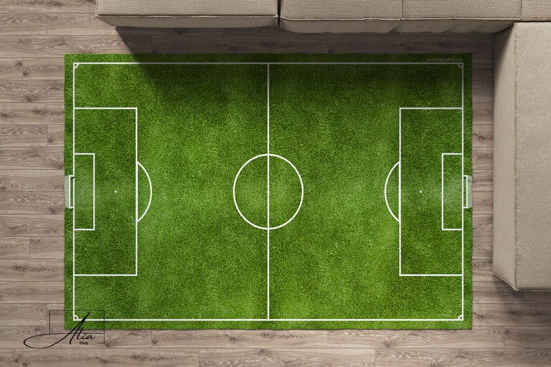 Soccer Field Rug, Football Field Carpet, Soccer Mat, Astroturf Pitch ...